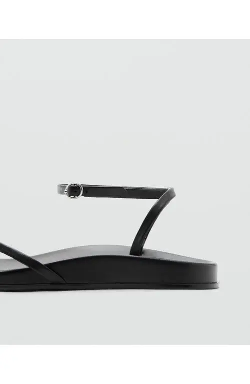 Mango Ankle Strap Slide Sandal