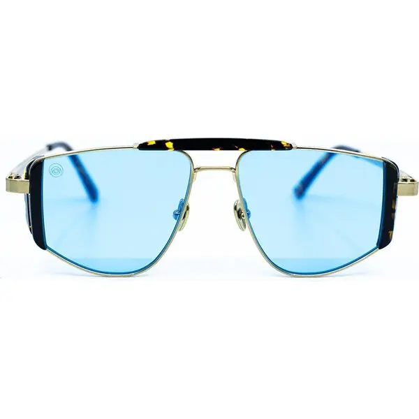 TAXXON EYEWEAR Five-o Havana Sunglasses - Light Blue