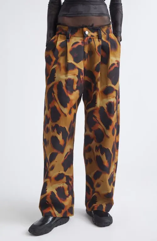 Collina Strada Catchfly Pleated Wide Leg Jeans