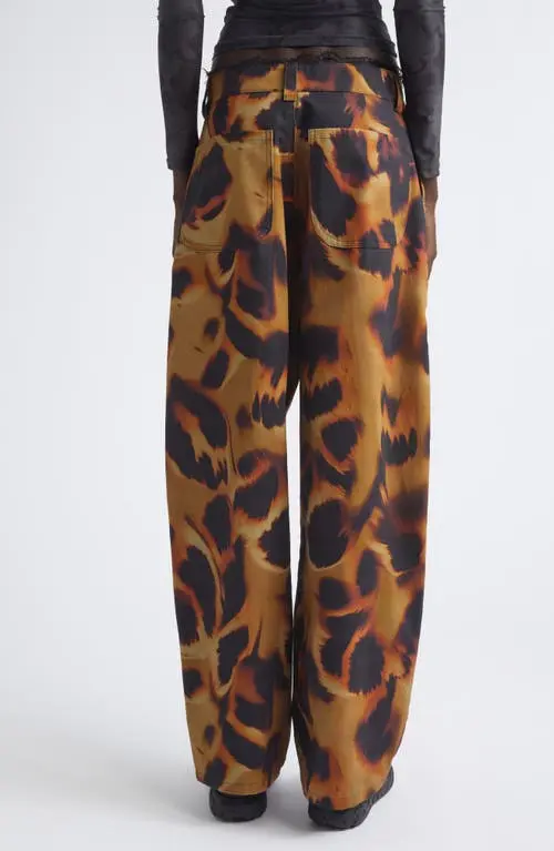 Collina Strada Catchfly Pleated Wide Leg Jeans