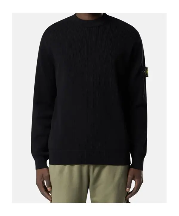 Stone Island Long-sleeve Crew-neck Knit Top