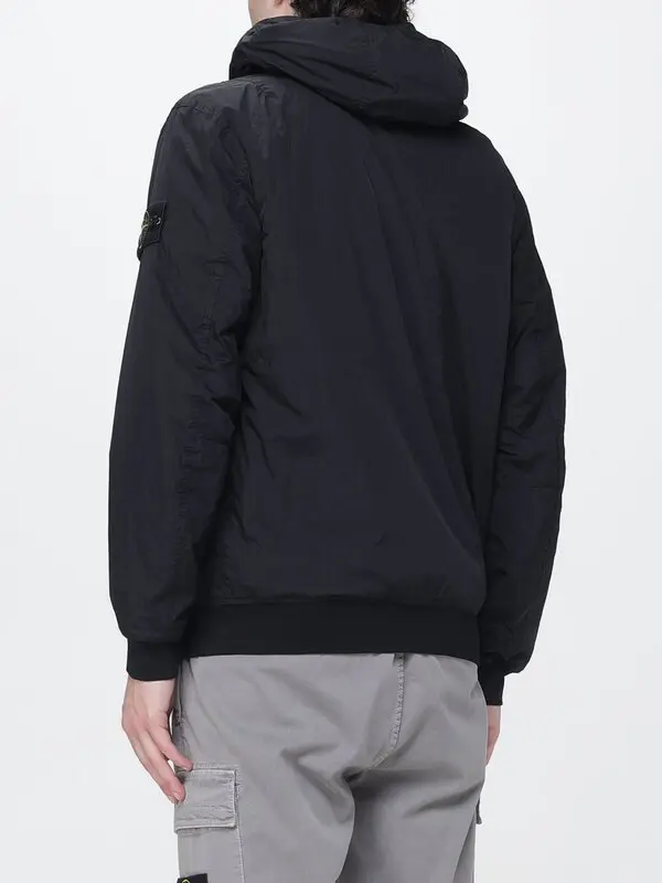 Stone Island Logo Patch Hooded Jacket