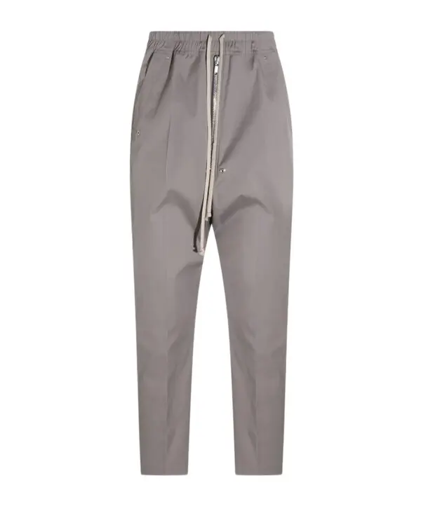 Rick Owens Elastic-waist Zip Detail Pants