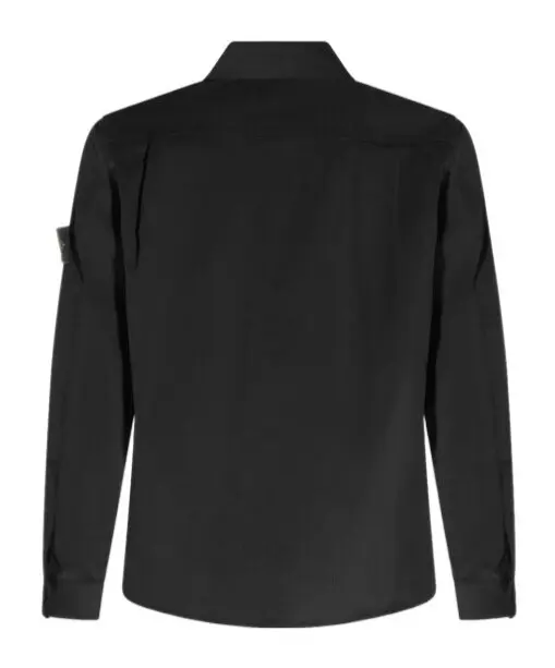 Stone Island Logo Patch Long Sleeved Shirt