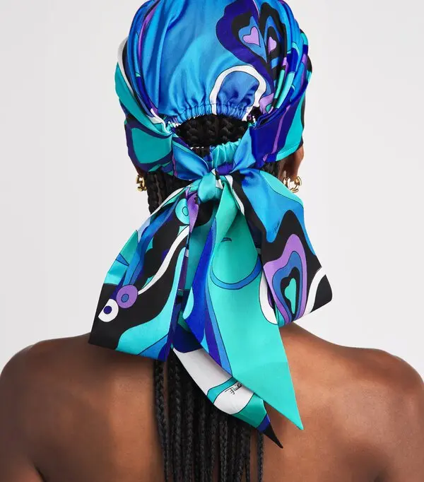 Emilio Pucci Silk Orchidee Bandana