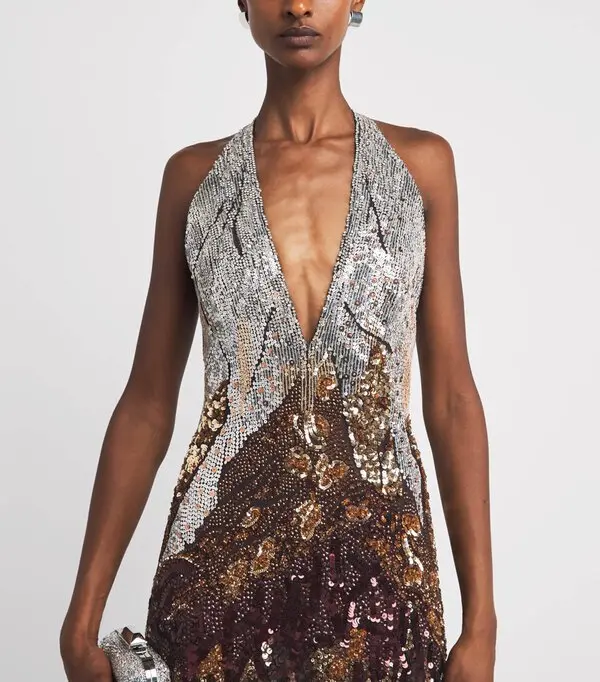 Jenny Packham Embellished Wild Rose Gown