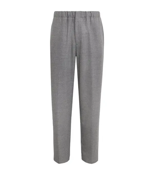 LARDINI Stretch Virgin Wool Trousers