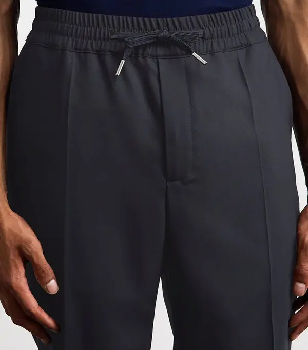 Sandro Wool-blend Drawstring Trousers