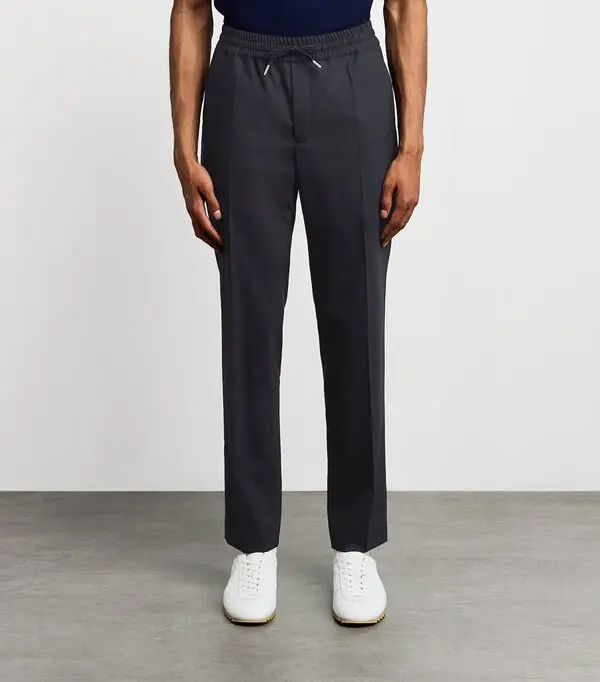 Sandro Wool-blend Drawstring Trousers