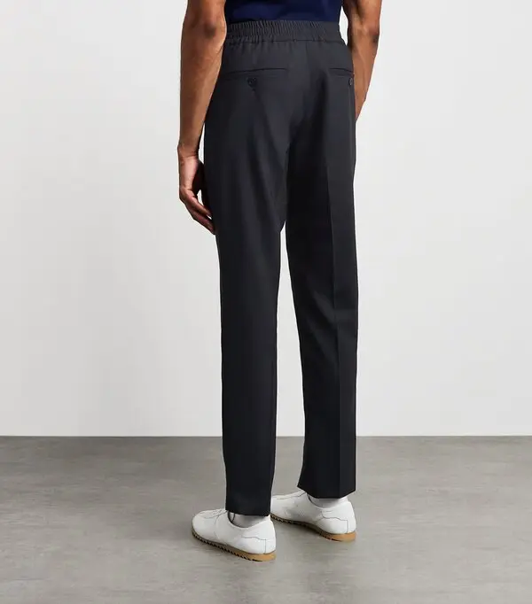 Sandro Wool-blend Drawstring Trousers