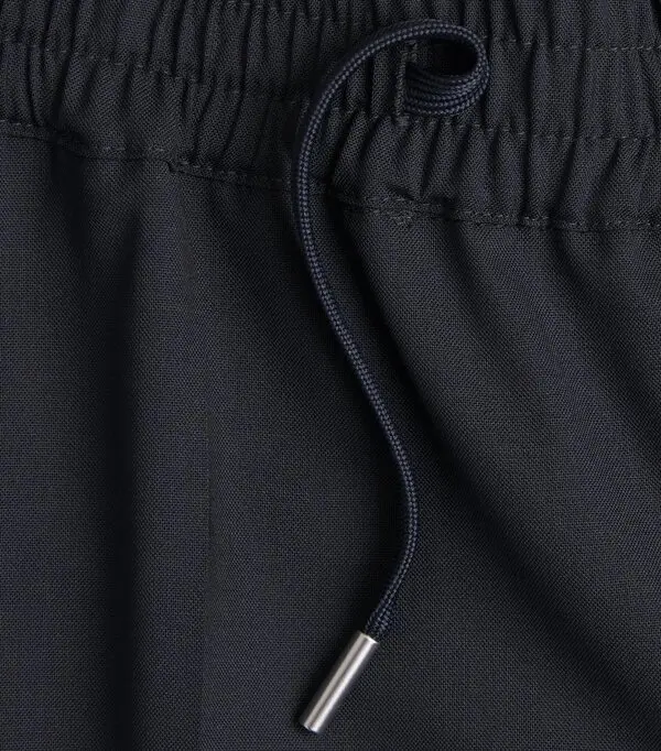 Sandro Wool-blend Drawstring Trousers