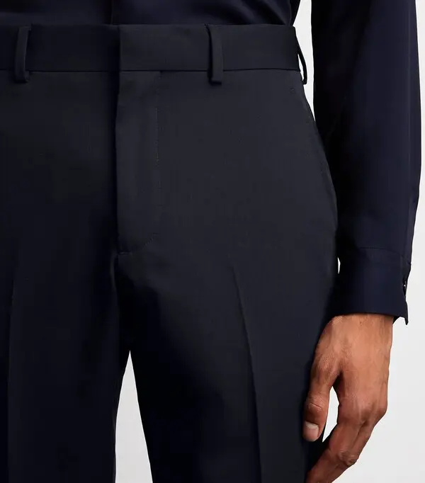 Sandro Virgin Wool Straight Trousers
