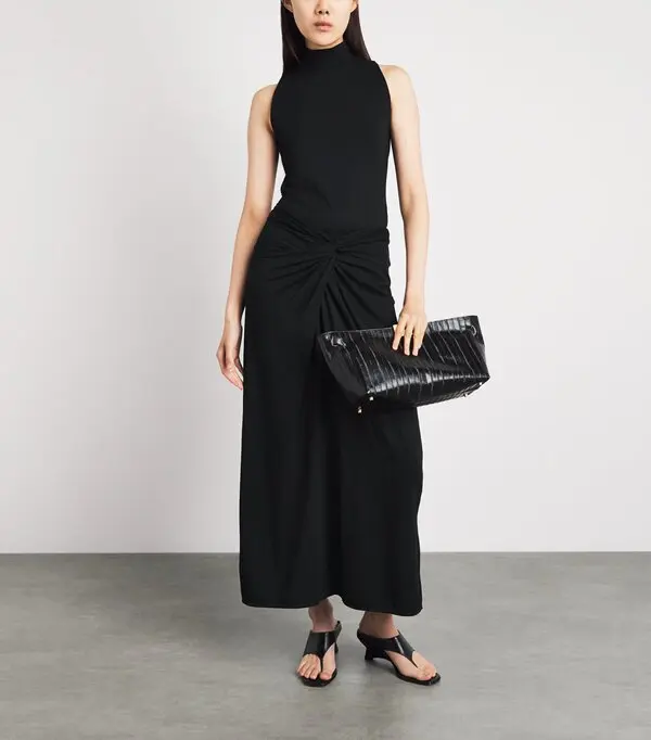 ME+EM Jersey High-neck Sleeveless Top