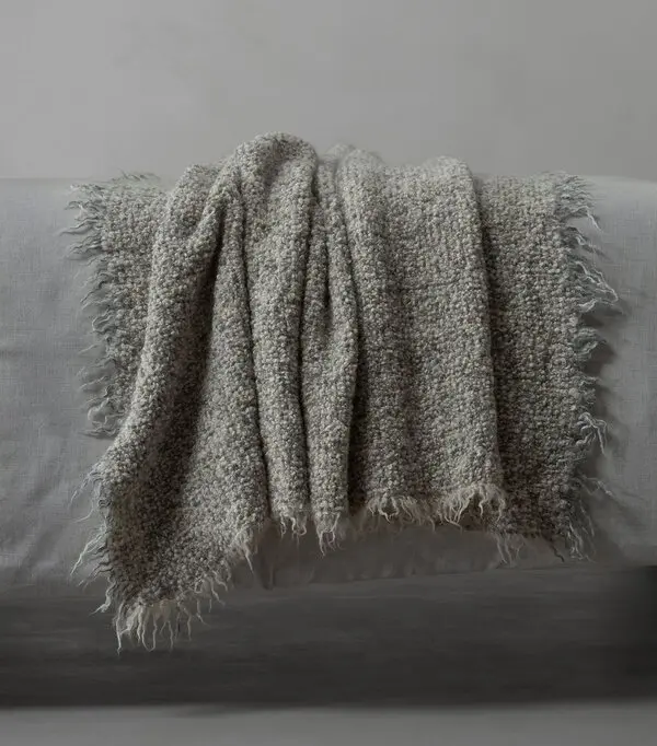SOCIETY LIMONTA Alpaca Mastice Blanket - Grey