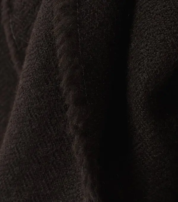 SOCIETY LIMONTA Alpaca Paka Throw - Black
