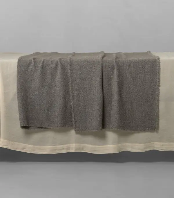 SOCIETY LIMONTA Alpaca Paka Throw - Grey