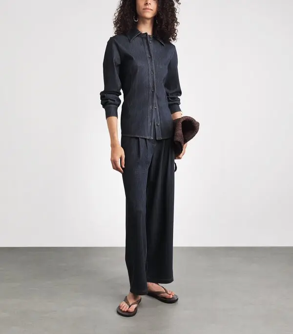 Max Mara Denim-effect Shirt