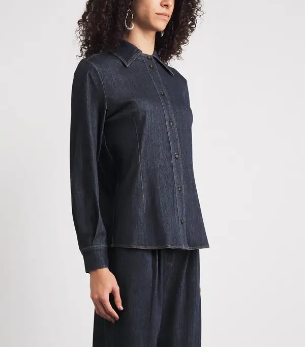 Max Mara Denim-effect Shirt