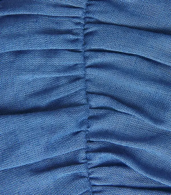 TOCCIN Sirelle Linen-cotton Crop Top