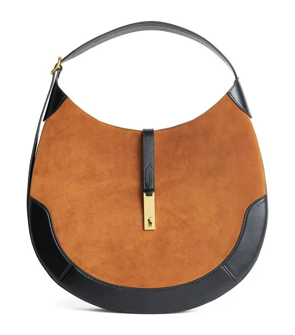 Polo Ralph Lauren Suede Shoulder Bag