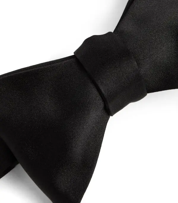 Ralph Lauren Purple Label Silk Satin Bow Tie