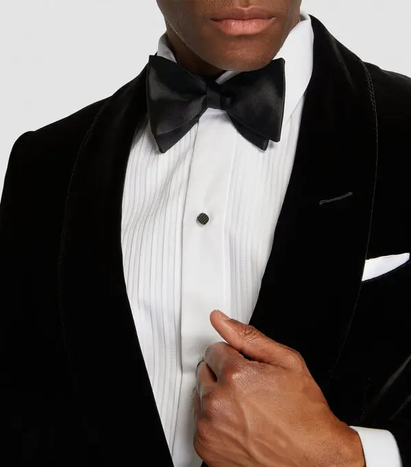 Ralph Lauren Purple Label Silk Satin Bow Tie