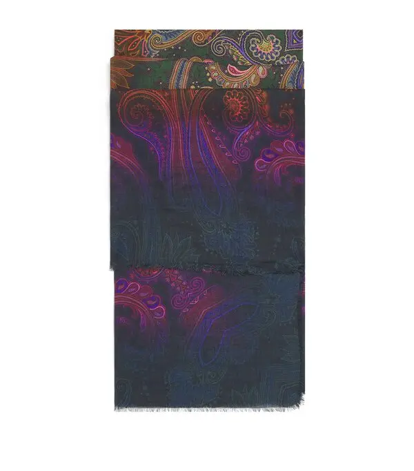 Etro Paisley Aida Shawl - Green