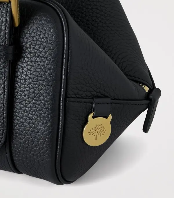 Mulberry Small Leather Boston Shoulder Bag - Black