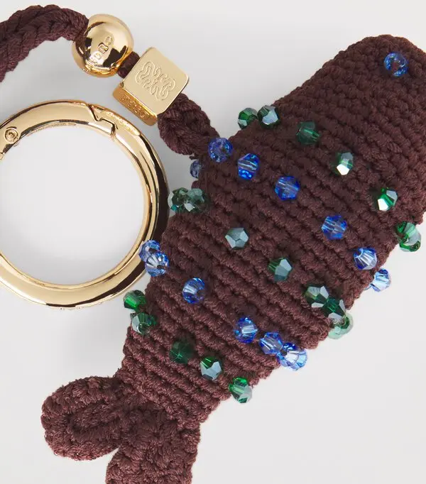 Sandro Crochet Fish Charm