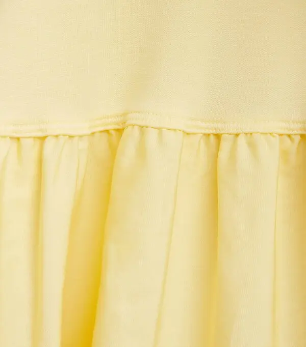 Polo Ralph Lauren Woven Flared Midi Dress - Yellow