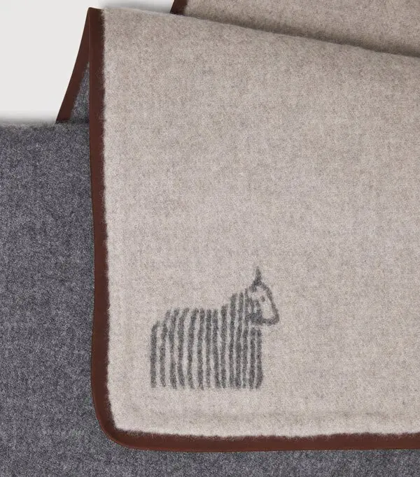 Colombo Cashmere Nubuck-trim Scarf
