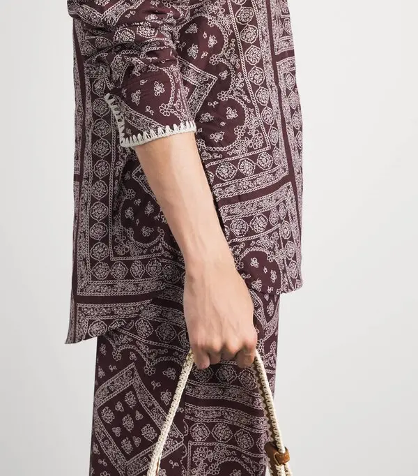 Veronica Beard Paisley Print Button-down Shirt