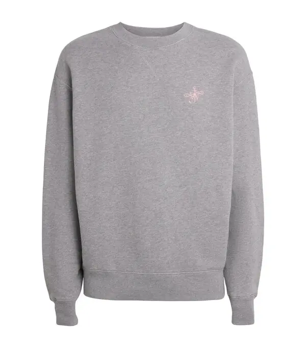 JW Anderson Cotton Ribbon Anchor Sweatshirt