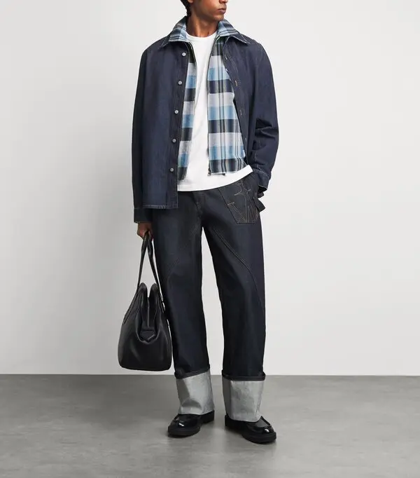 JW Anderson Checked Cotton Bomber Jacket