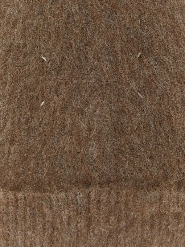 MAISON MARGIELA Four Stitches Cap - Brown