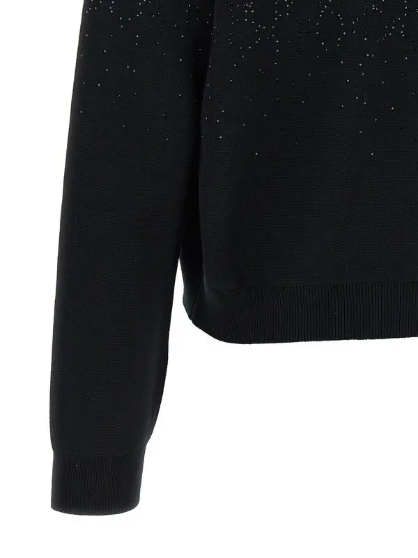 Gucci Gg Crystal Embellished Wool Cardigan