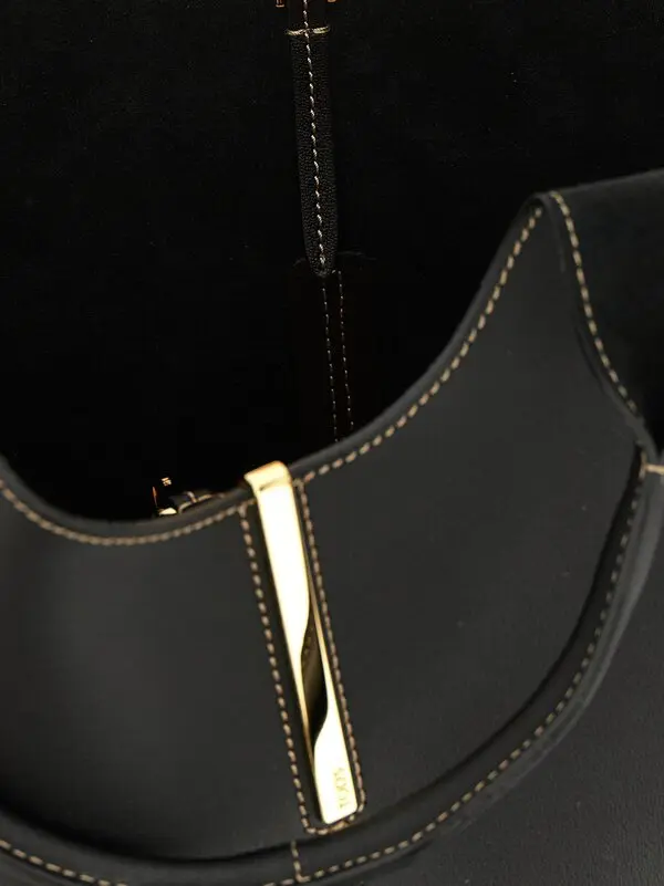 TOD'S Small Metal Plate Shopping Bag