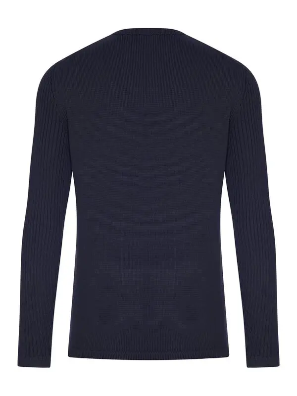 Prada Wool Sweater With Re-nylon Pocket