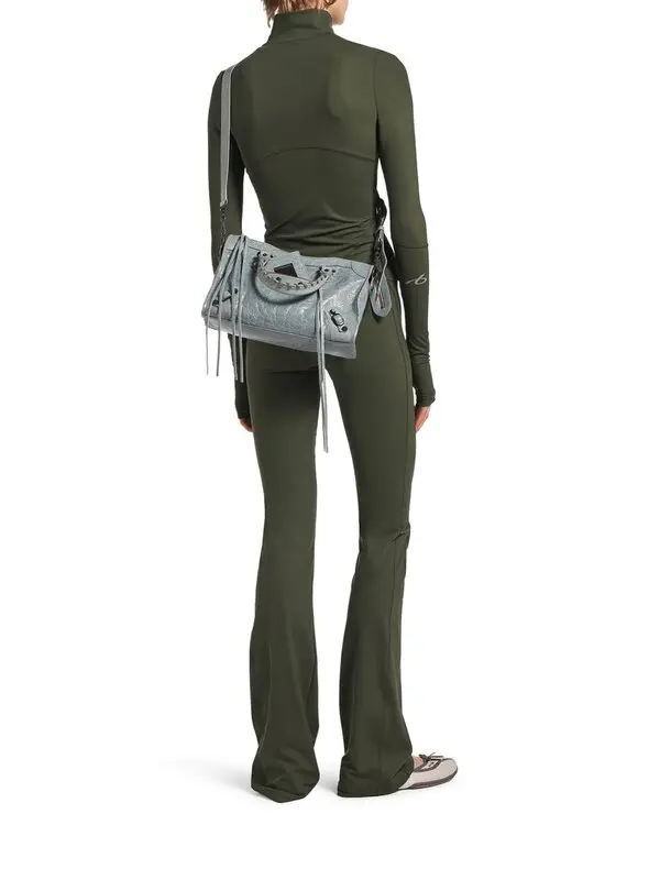 Balenciaga Le City Small Bag In Arena Lambskin - Multicolor