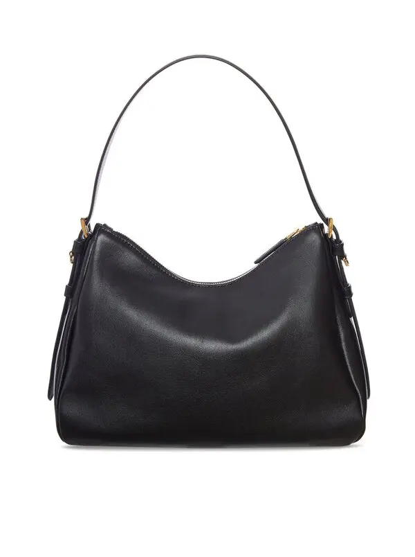Prada Smooth Leather Shoulder Bag - Black