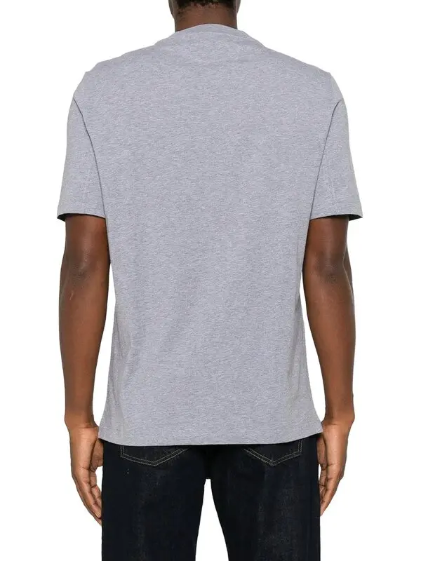 Brunello Cucinelli Cotton T-shirt With Contrasting Logo Print