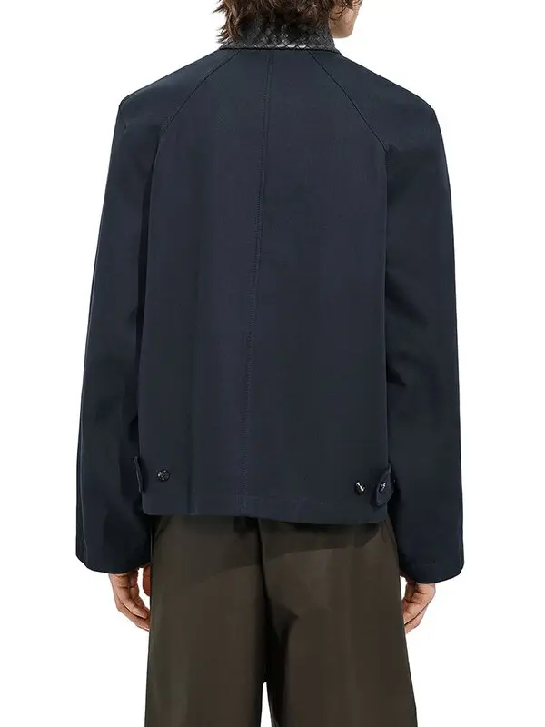 Bottega Veneta Cotton Gabardine Harrington Jacket