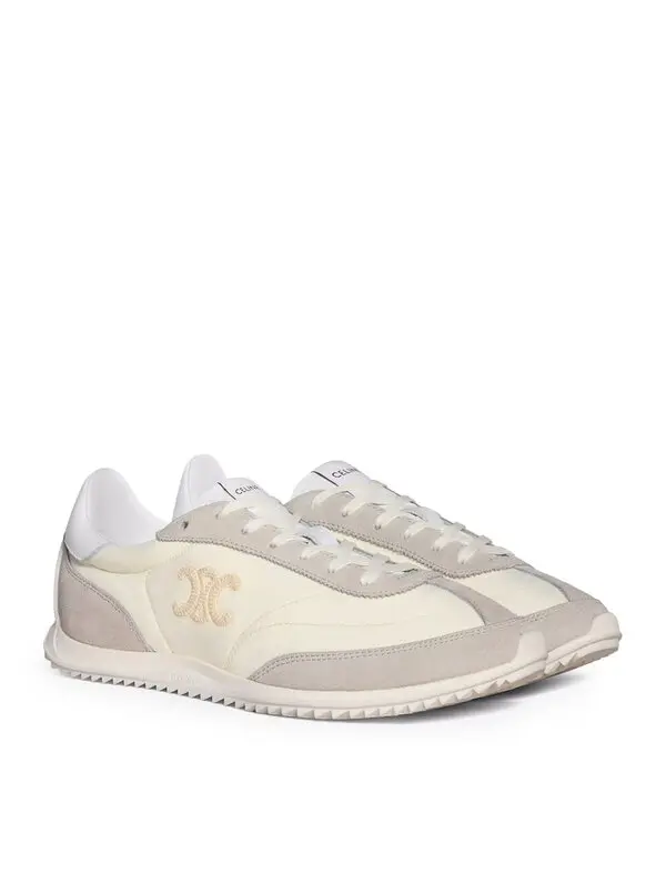 Celine Low Racer Sneaker With Triomphe