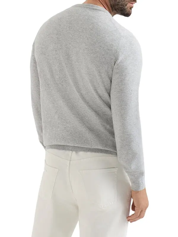 Brunello Cucinelli Essential Crew Neck Cashmere Sweater