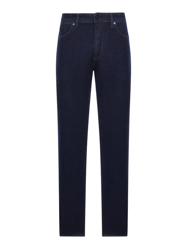 Stone Island Slim Fit Jeans With Compass Logo - Blue