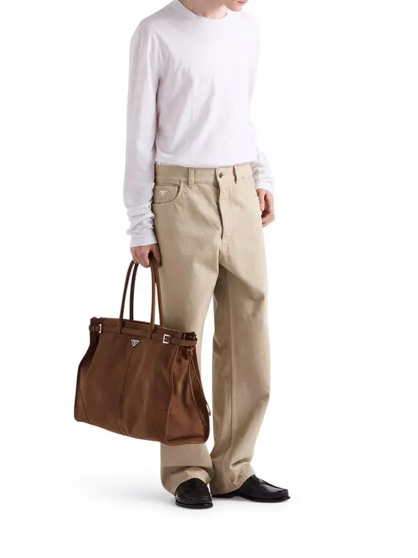 Prada Old Denim Five-pocket Trousers