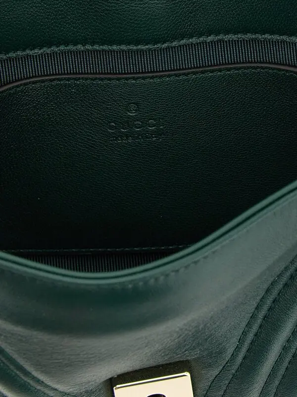 Gucci Gg Marmont Small Shoulder Bag - Green