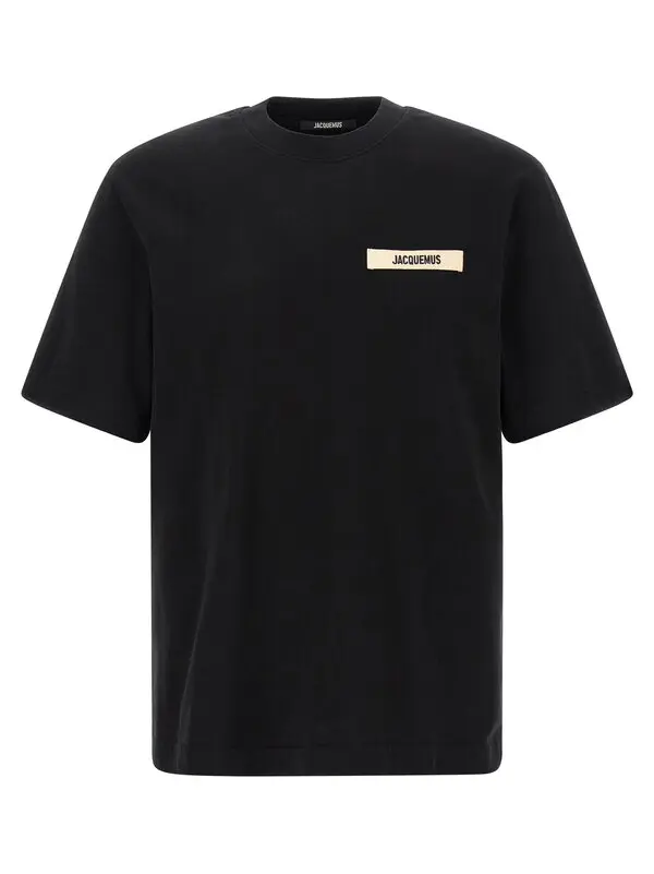 Jacquemus Gros Grain' T-shirt - Black