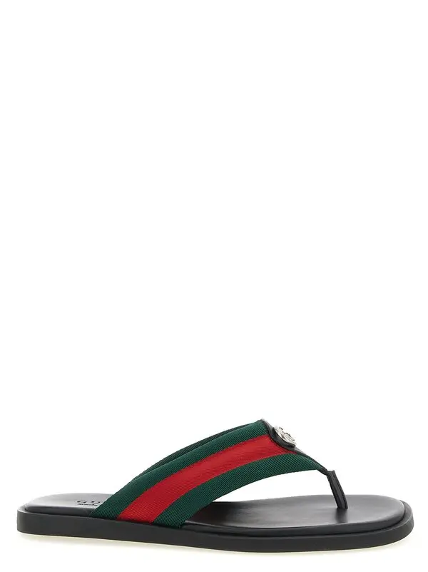 Gucci Incrocio Gg' Sandals