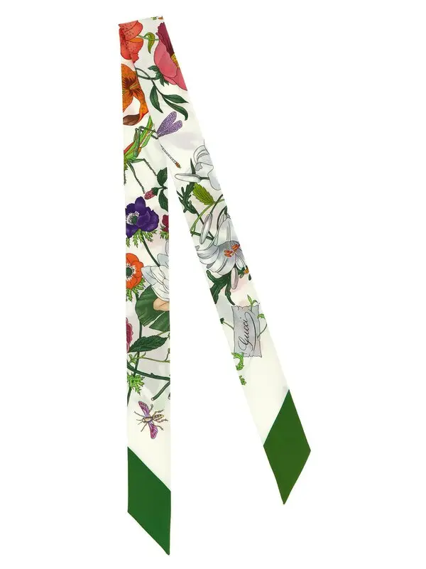 Gucci Flora' Scarf - Green